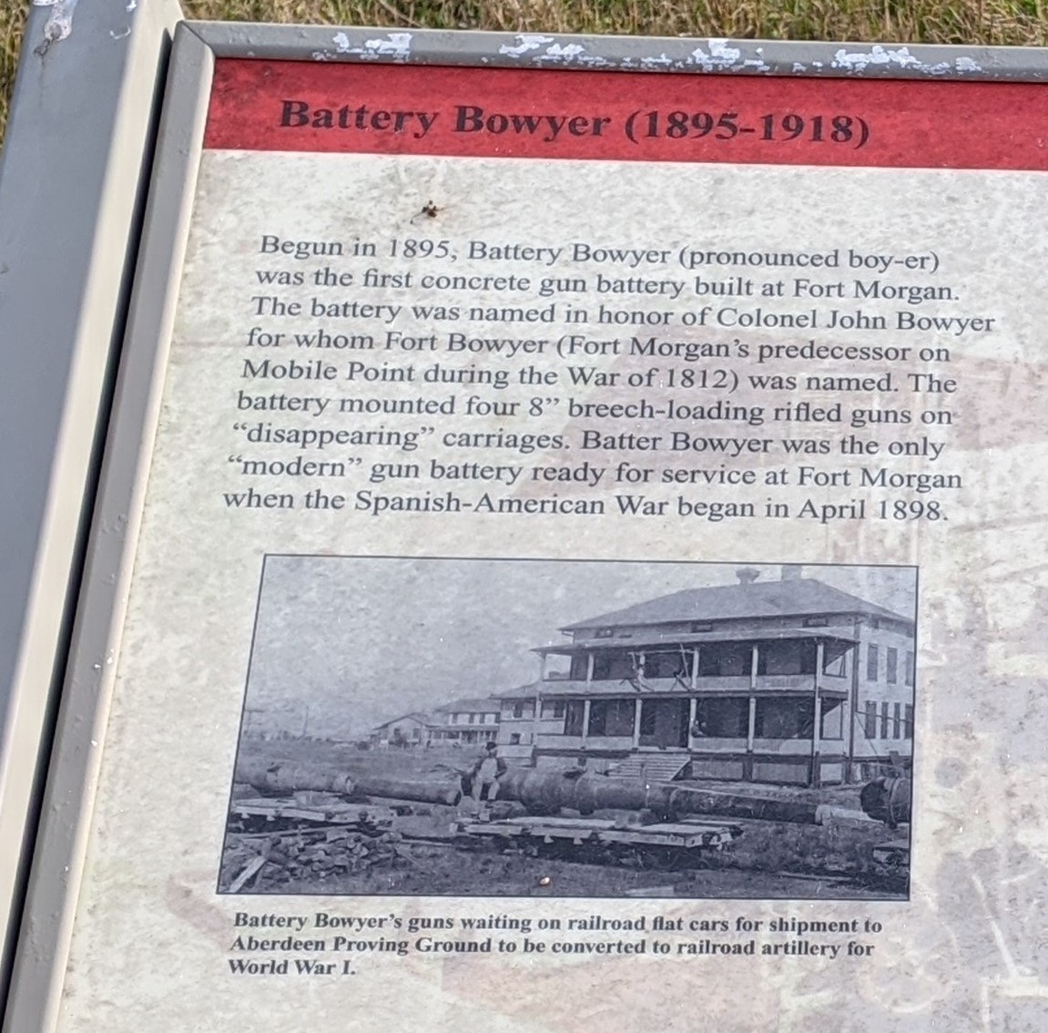 2021 quick trips - part 21: Fort Morgan's BIG gun batteries and back of ...