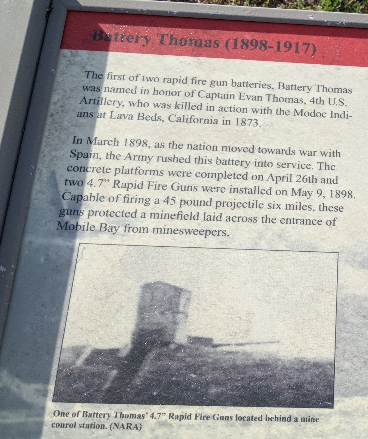 2021 quick trips - part 21: Fort Morgan's BIG gun batteries and back of ...