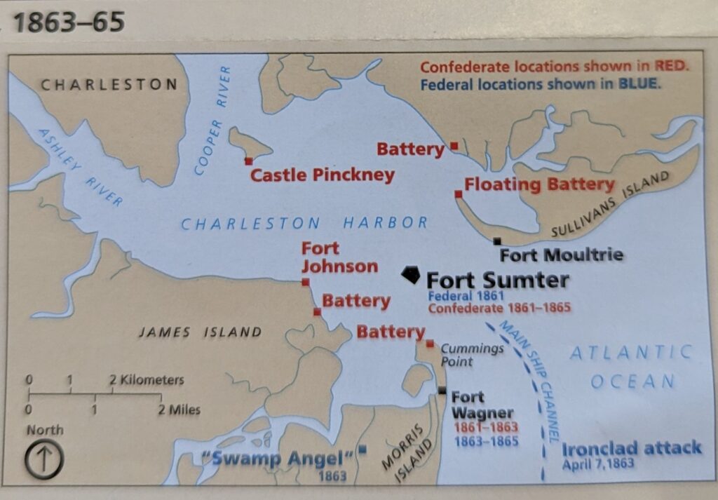 2023 southeast swing - part 20, Charleston: Fort Sumter, before and ...